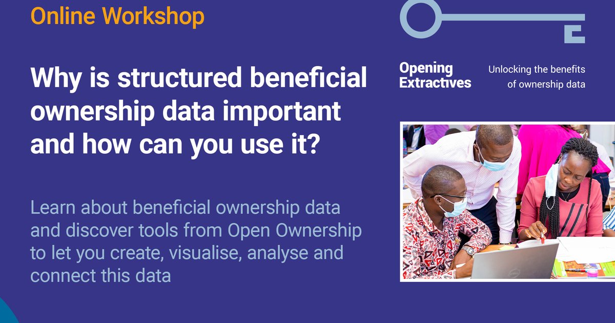Free workshops: using beneficial ownership data | openownership.org