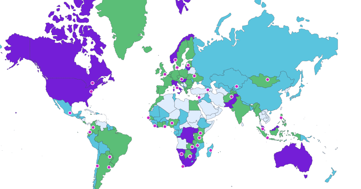 Open Ownership map: Worldwide action on beneficial ownership ...